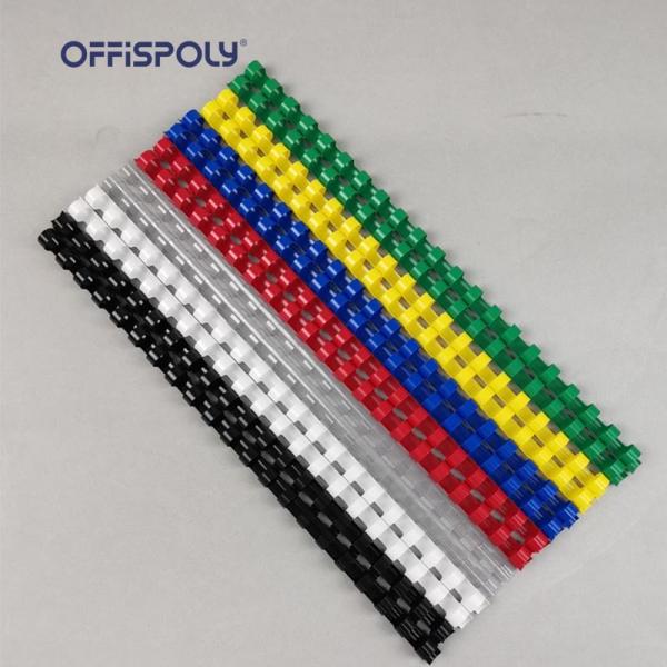 Quality Offsipoly Green Plastic Binding Comb Rings with 21 Rings for A4 Documents Made for sale