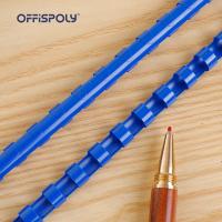 Quality Offsipoly Blue Plastic Binding Comb Rings with 21 Rings for A4 Documents Made for sale