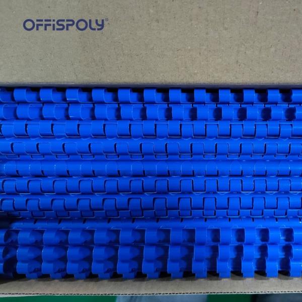 Quality Offsipoly Blue Plastic Binding Comb Rings with 21 Rings for A4 Documents Made for sale