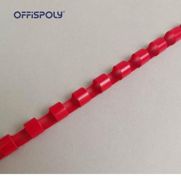Quality Offsipoly Red Plastic Binding Comb Rings with 21 Rings for A4 Documents Made for sale