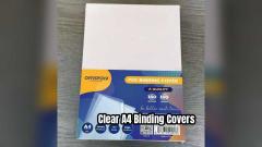 A4 Glossy PVC Binding Covers