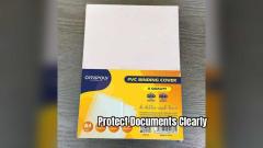 A4 PVC Binding Covers Professional Document Protection