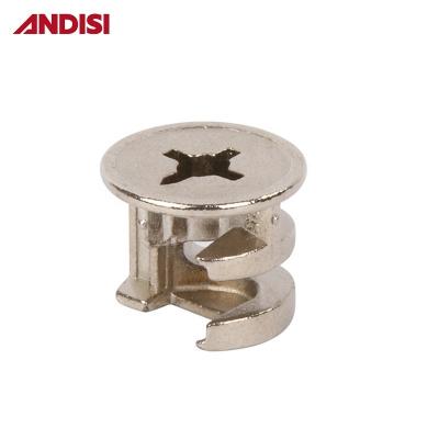Cina Moderno design D15mm ANDISI Cam Lock Connector per knock down KD Fittings in vendita