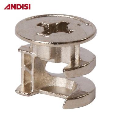 Cina Moderno design di lega di zinco piatta eccentrica Cam 3 in 1 Mini fissare per il lucchetto a vite Cam per mobili in vendita