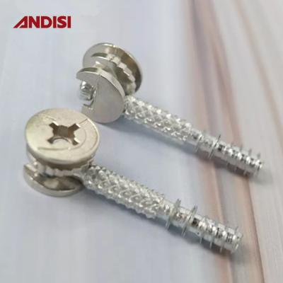 Cina Moderno design di lega di zinco piatta eccentrica Cam 3 in 1 Mini fissare per il lucchetto a vite Cam per mobili in vendita