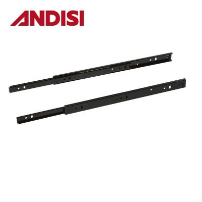 China Two Way Furniture Drawer Runner 27mm with 1.2/1.2mm Thickness and Life Guarantee for sale