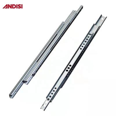 Cina Slide di cassetti con cuscinetto a sfera a estensione singola per mini cassetti a due vie da 17 mm in vendita