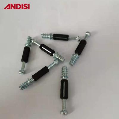 Steel and Plastic Mini Fix Dowel Screws for Modern Design Style Furniture Accessories