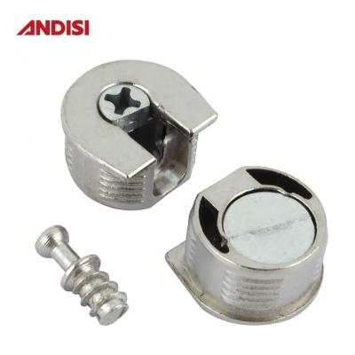 China Zinklegeringsmeubel aansluitend boult cam plastic plank aansluiting voor houten panelen 20 mm Te koop