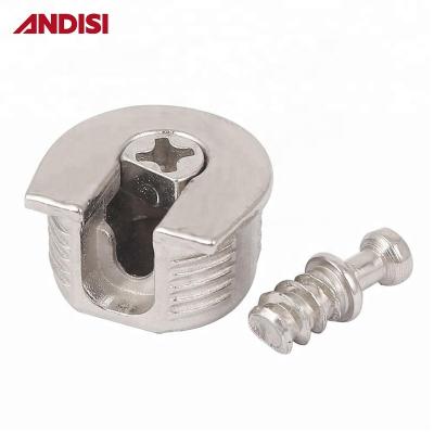 China Zinklegeringsmeubel aansluitend boult cam plastic plank aansluiting voor houten panelen 20 mm Te koop