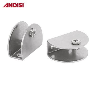 China Zinklegeringswandgesteunde glazen planken Ondersteuning voor verstelbare grootte FA22 12,5*48mm Te koop