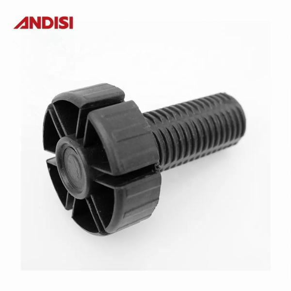Quality Black Finish Plastic Kitchen Cabinet Adjustable Feet Foot Leveling Plinth Leg for sale