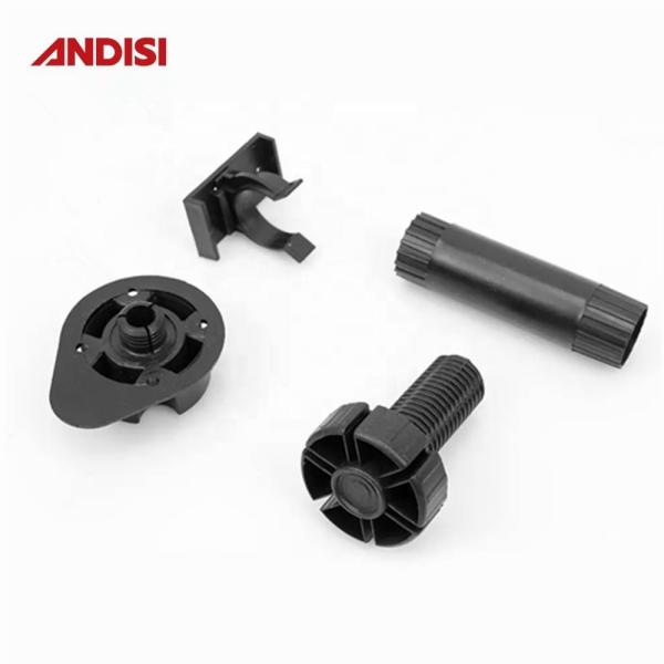 Quality Black Finish Plastic Kitchen Cabinet Adjustable Feet Foot Leveling Plinth Leg for sale
