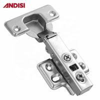 Quality Self Closing Hydraulic Door Hinge Half Overlay Panel Size k 3-7mm Soft Close for sale