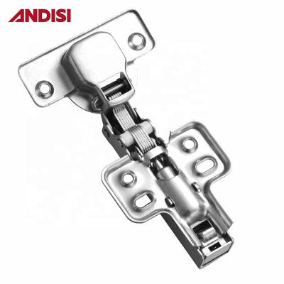 China Self Closing Hydraulic Door Hinge Half Overlay Panel Size k 3-7mm Soft Close Hinge for sale