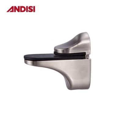 China 30*57mm Glass Shelf Bracket Support Zinc Alloy Wall Mount Glass Clamp for Buyers for sale