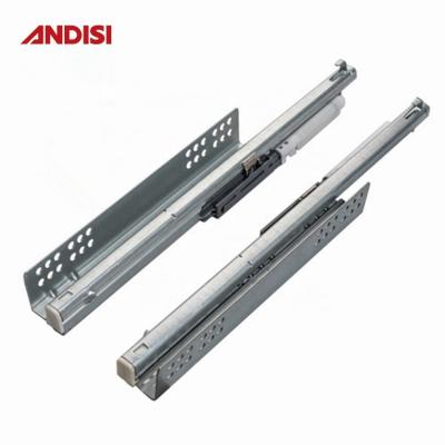 China OEM koudgewalste stalen ladeslide V6 Full Extension Soft Close verborgen onder de montage Te koop
