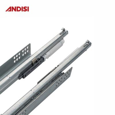 China OEM koudgewalste stalen ladeslide V6 Full Extension Soft Close verborgen onder de montage Te koop