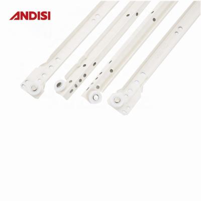 China FGV Drawer Slide Rollers and Wheels in White Powder Coated Nylon for Durable Drawer for sale