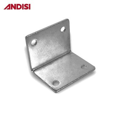 China Modern Design Zinc Plating Steel L-shaped Shelf Brackets for Furniture Joint Support for sale