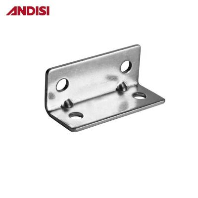 China Modern Design Zinc Plating Steel L-shaped Shelf Brackets for Furniture Joint Support for sale