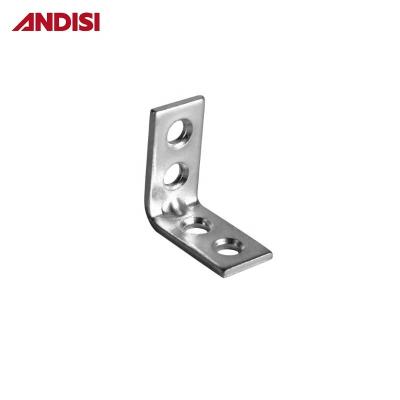 China Modern Design Zinc Plating Steel L-shaped Shelf Brackets for Furniture Joint Support for sale