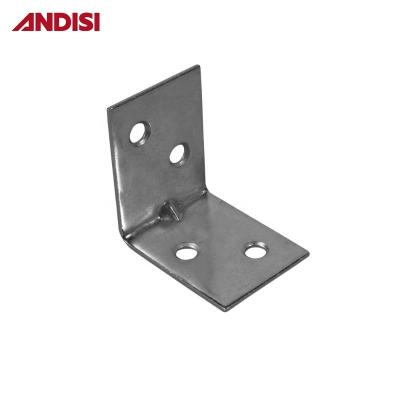 China Modern Design Zinc Plating Steel L-shaped Shelf Brackets for Furniture Joint Support for sale
