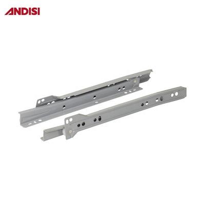 China Powder Coated Roller Slides for Sturdy Furniture Cabinet Drawers in White Brown Black for sale