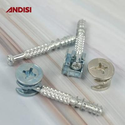 Cina Fitting per mobili 3 in 1 Mini Fix Screw Cam Lock Nuts per il connettore del gabinetto Fitting KD in vendita