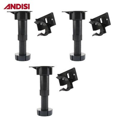 Cina Materiale PP/ABS Piedi di pianta per la cucina per mobili Altezza 3 100-170 mm Clips regolabili in vendita