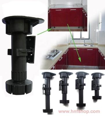 Cina Materiale PP/ABS Piedi di pianta per la cucina per mobili Altezza 3 100-170 mm Clips regolabili in vendita