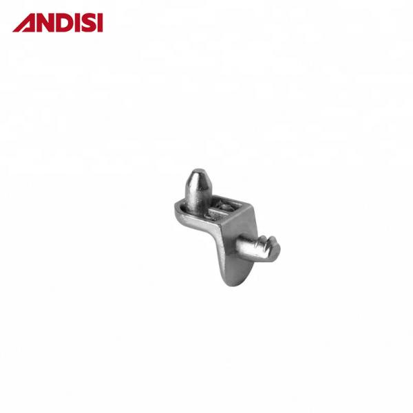 Quality Zinc Alloy Cabinet Shelf Support Clip with Nickel Plated Finish and Y Mail for sale