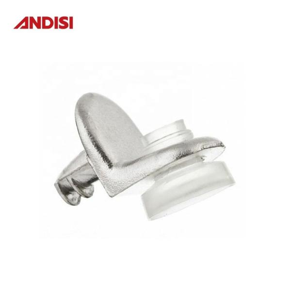Quality Mail Packing Metal Cabinet Shelf Support Clip for Shelving Glass Clamp Bracket for sale