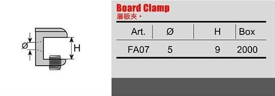 Quality Adjustable Shelf Holder Mini Zinc Alloy Glass Clamp Shelf Support for Glass for sale