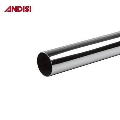 China 50mm Chrome Tube Wardrobe Fitting Closet Rod with 19 Hanging Rails and 25 Clothes Tubes for sale