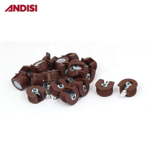 Quality Furniture Connectors Joint Parts Round Fitting Cabinet Connecting Wood Housing for sale