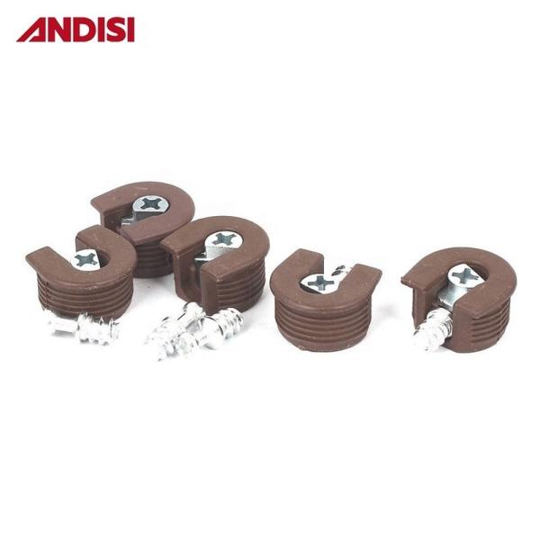 Quality Furniture Connectors Joint Parts Round Fitting Cabinet Connecting Wood Housing for sale