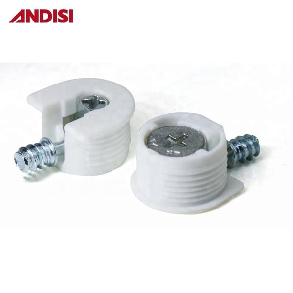 Quality Furniture Connectors Joint Parts Round Fitting Cabinet Connecting Wood Housing for sale