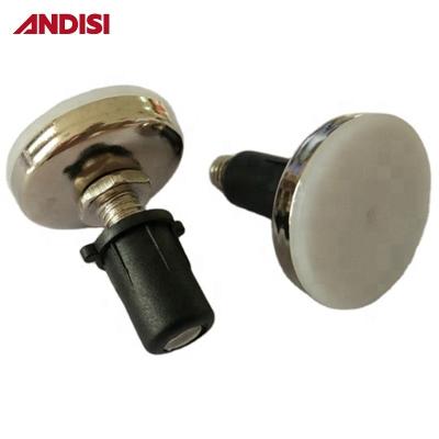 China Steel and Nylon Furniture Footing with Non-Slip Manual Height Adjustable Screw-In Glide for sale