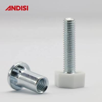 Cina Piede di scivolo regolabile antigraffi con acciaio placcato in zinco e diametro di 8 mm in vendita