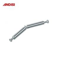 Quality Furniture Wood Joint Connector Mini Fix Double Ended Folding Angle Metal Dowel for sale