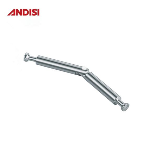 Quality Furniture Wood Joint Connector Mini Fix Double Ended Folding Angle Metal Dowel for sale