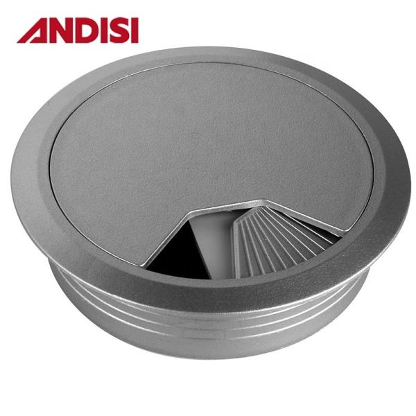 Quality Home Office Furniture Plastic Computer Cable Outlet Wire Desk Cable Cover for sale