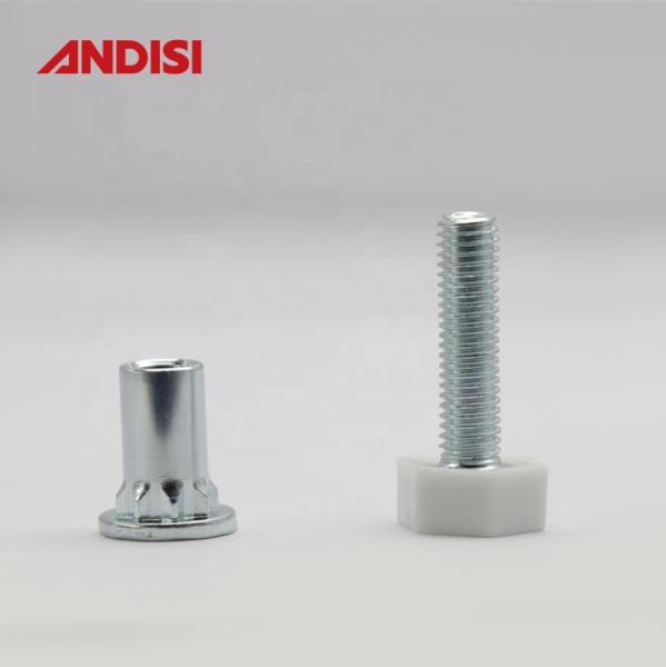 Quality Under Desk Furniture Feet with Adjustable Screw Foot and 6MM M Length 20/25/30/35mm for sale