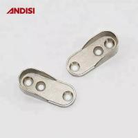 Quality 44mm Zinc Alloy Clothes Rail Holder for Wardrobe Cabinet Oval Pipe Tube End for sale