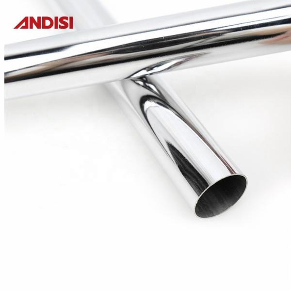 Quality 25mm 30mm 50mm Chrome Plated Wardrobe Tube Iron Closet Hanging Rail Rod for for sale