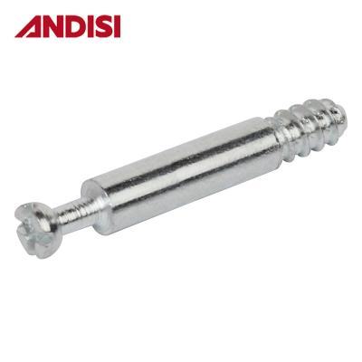 Cina Mobili di connessione bullone Mini fissare viti Dowel 33/36/46mm Acciaio zincato M4 Hardware moderno in vendita