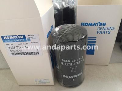 China GOOD QUALITY KOMATSU FUEL FILTER 6136-71-6120 for sale