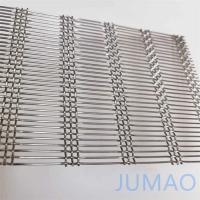 China Galvanized Architectural Mesh Decorative Metal Sheets 1mm-2.5mm Wire 6mm-25mm Holes for sale