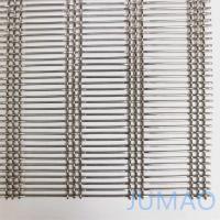 China Galvanized Architectural Mesh Decorative Metal Sheets 1mm-2.5mm Wire 6mm-25mm Holes for sale